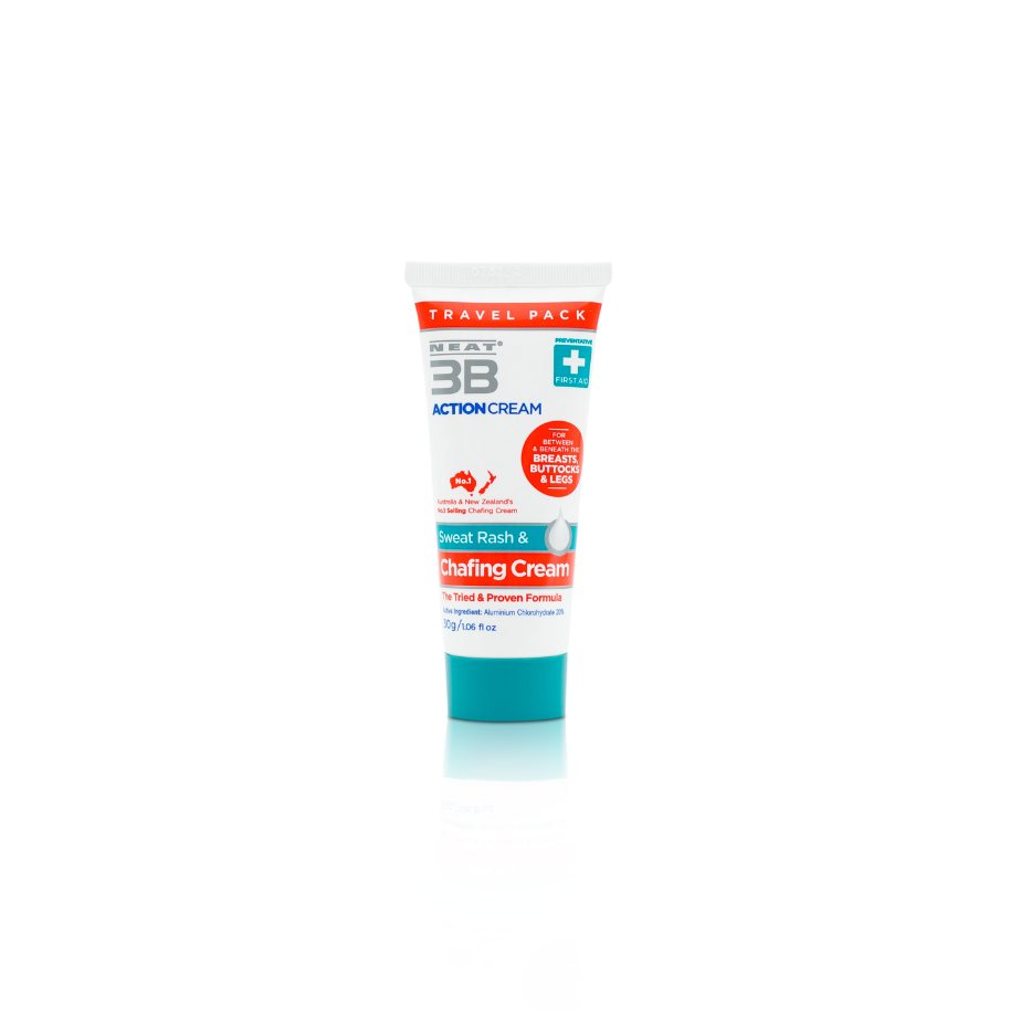 Neat 3B Action Cream Travel Pack 30g for Chafing and Sweat Rash – Neat ...