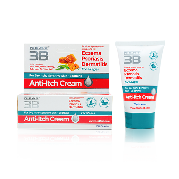 Neat 3B Anti-Itch Cream for Eczema, Psoriasis and Dermatitis all ages ...