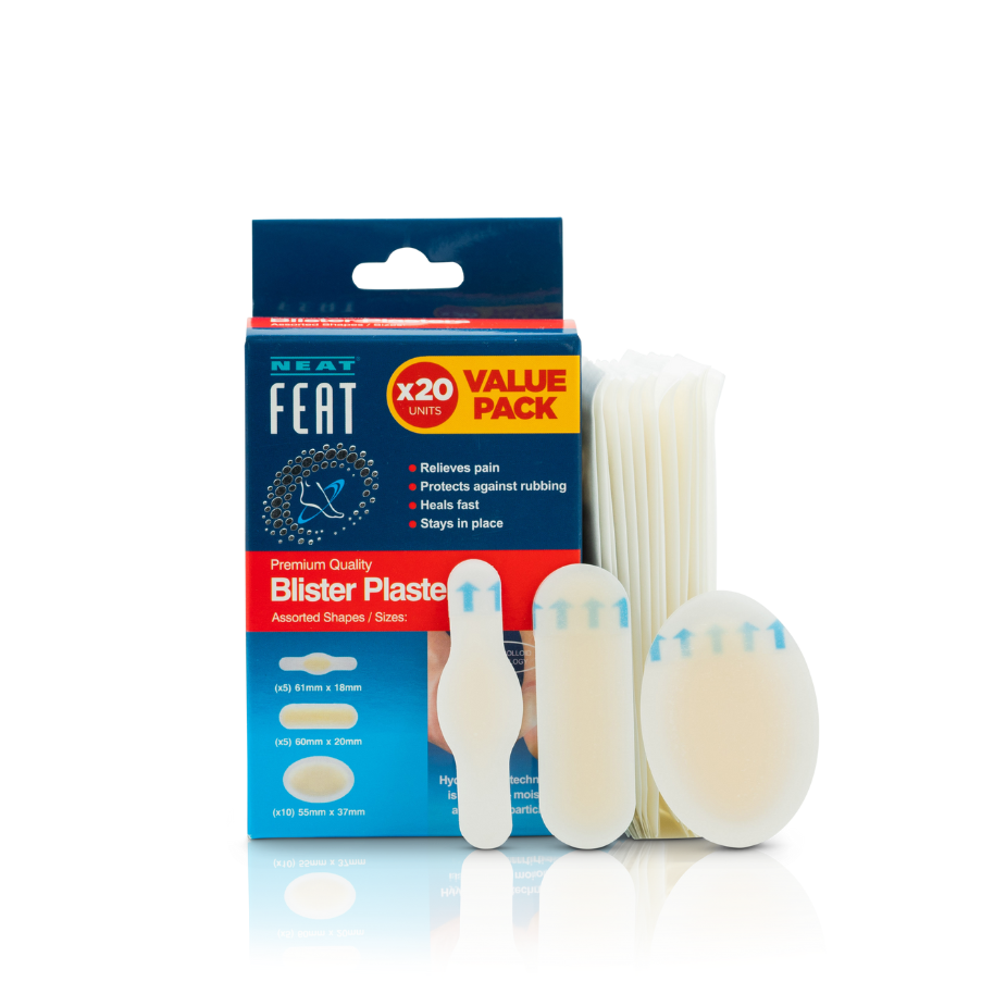 Blister Plasters Value Pack x20 for Pain Relief, Protection Against Ru ...