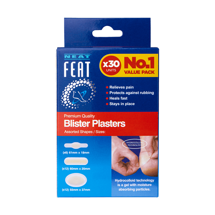 Blister Plasters Value Pack x30 for Pain Relief, Protection Against Ru ...